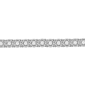 Beyond Brilliance 1.00 Carat Round Natural Diamond Tennis Bracelets for Women | Sterling Silver Bracelet | Fine Jewelry for Her | Timeless Design | Gift Box Included