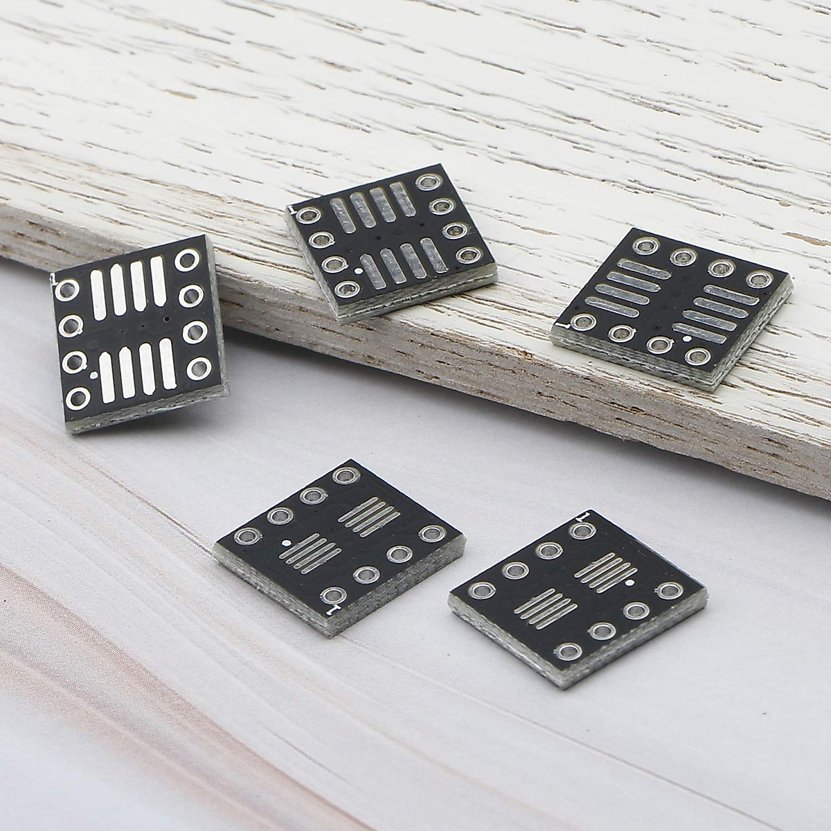 JIUWU 8 Pin Double-Side Prototype Printed Circuit PCB Adapter Universal ...
