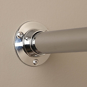 Closet Pro HD CD-0010-CH Heavy Duty Closet Pole Sockets, Chrome