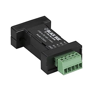 Black Box USB 2.0 to RS485 2-Wire Converter, Terminal Block, 1-Port