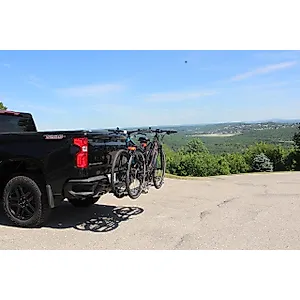 Futura GP 120 lbs Electric Bike RV Bike Rack for Travel Trailer Tongue A-Frame Bike Rack Bike Hitch Mount Rack (2-Inch Reicever)