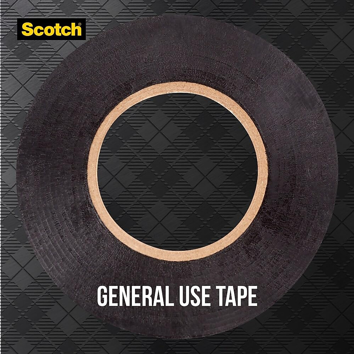 Scotch Vinyl Electrical Tape, Black, 3/4-in by 66-ft, 1-Roll