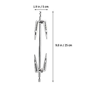 SENTOP Stainless Steel Air Fryer Fork, Roast Chicken Fork Fish Meat Grilling Fork, Air Fryer Accessories Grill Fork for BBQ Home Kitchen Outdoor Camping