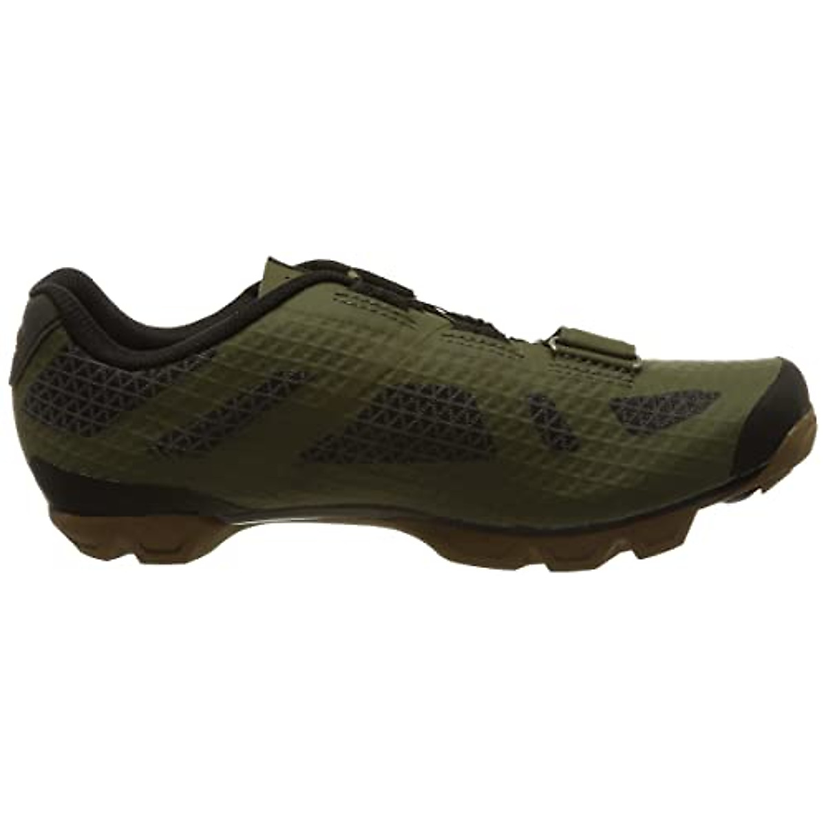 Giro Rincon Men Clipless Mountain Bike Shoes - Olive/Gum (2021), 43