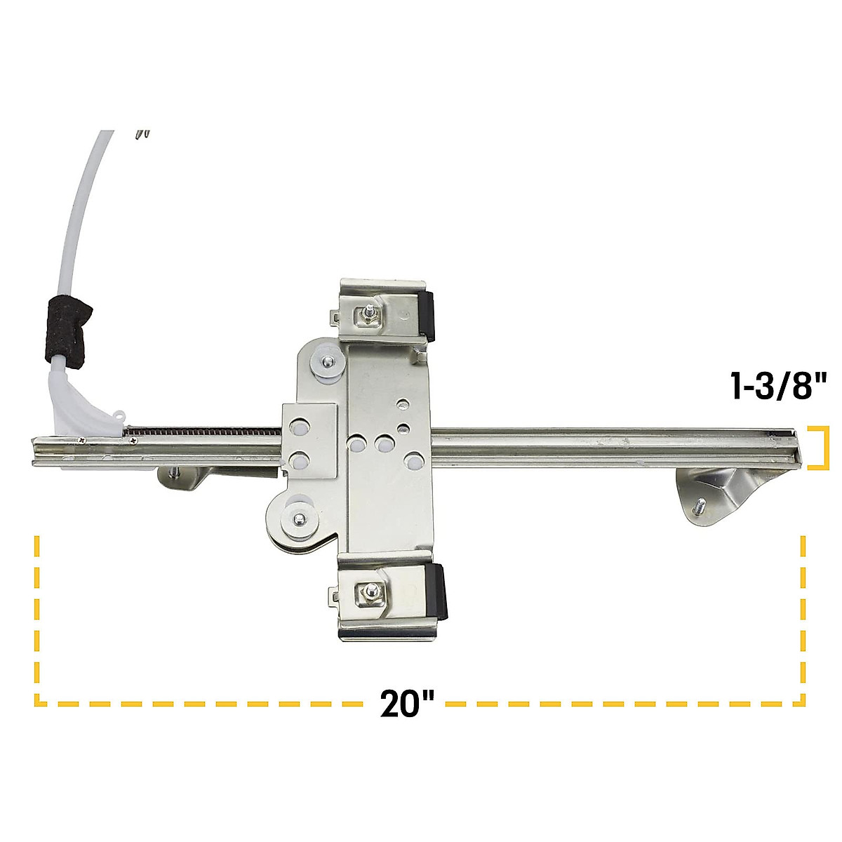 Universal 2-Door Power Window Conversion Kit for Flat Glass: Manual to Electric, Suitable for Classic Cars & Custom Street Rods, Includes OEM Style Switches, Wiring, Regulator, Crossover Kit - 12V