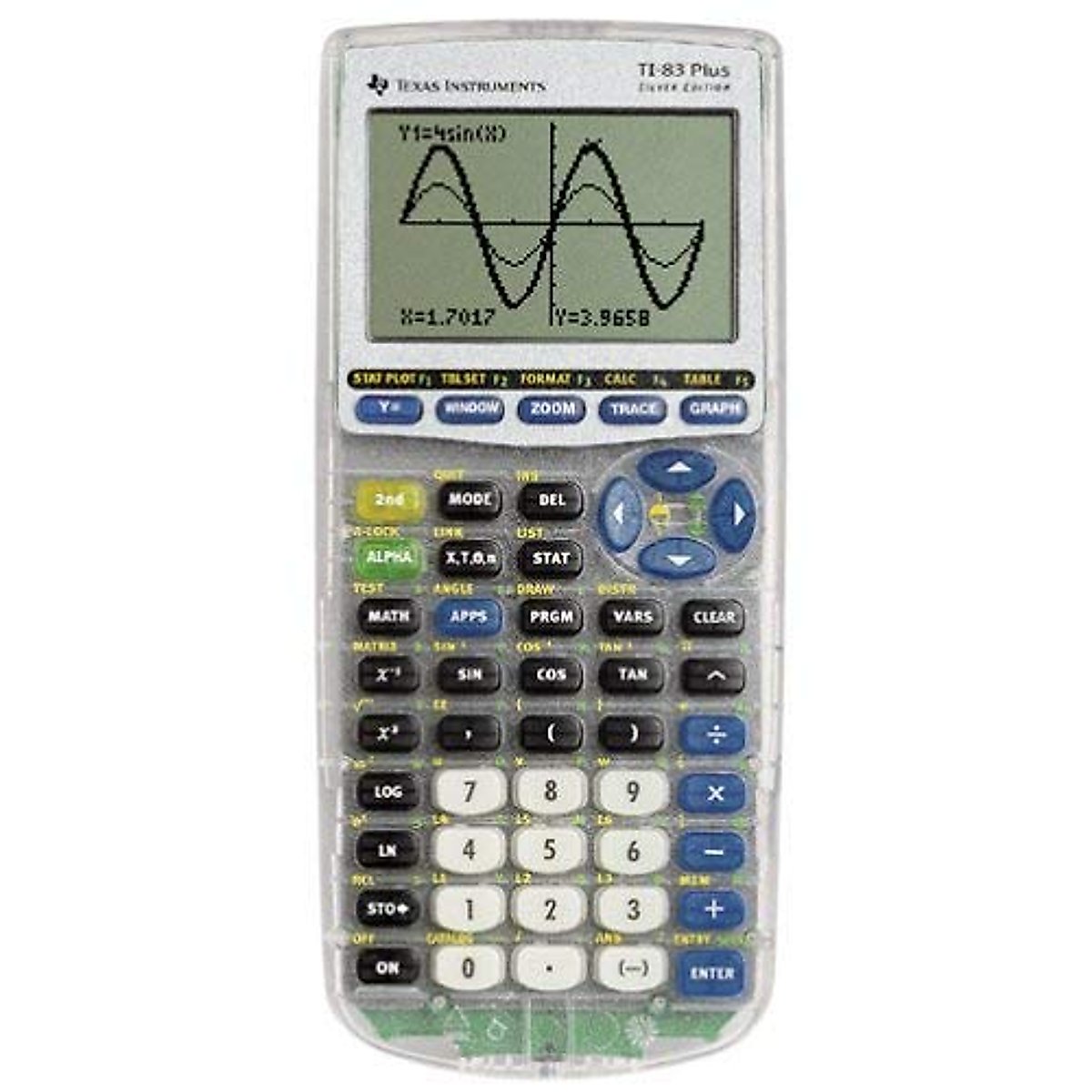 Texas Instruments TI-83-Plus Silver Edition (Renewed)