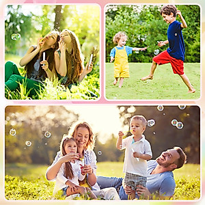 Libima 200 Pcs Bubble Party Favors Mini Bubble Wand Bulk with Display Box, Pastel Bubble Wand Sticks for Princess Party Supplies, Birthday, Wedding Decoration, Goody Bag Fillers, Carnival Prizes