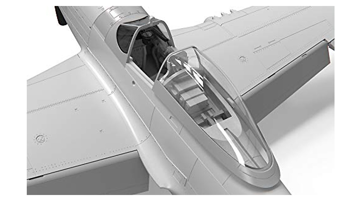 Airfix P51-D Mustang Model Kit - Intricate 1:48 Scale
