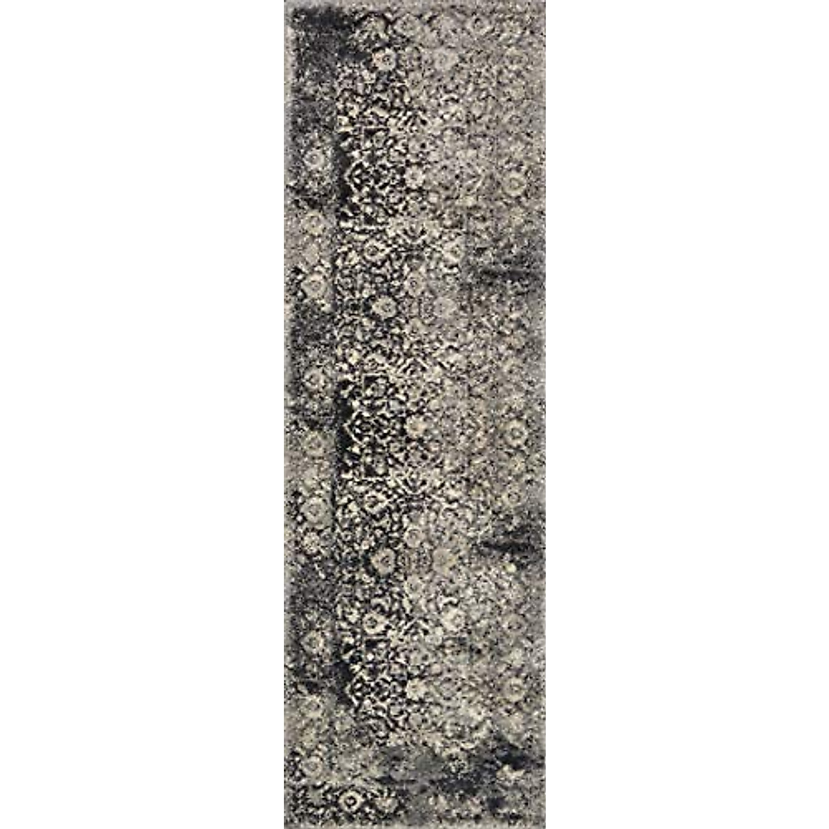 Loloi Emory Black/Ivory 5'-3" x 7'-7" Area Rug