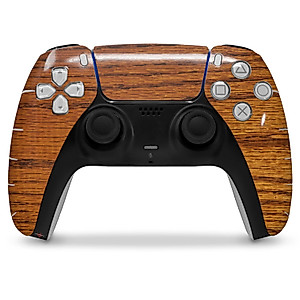 WraptorSkinz Skin Wrap compatible with Sony PS5 DualSense Controller Wood Grain - Oak 01 (CONTROLLER NOT INCLUDED)