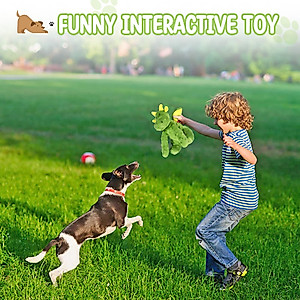 Letsmeet Squeaky Dog Toys Plush Dog Toy with Crinkle Paper Stuffed Durable Dog Chew Toys for Small Middle and Large Dogs