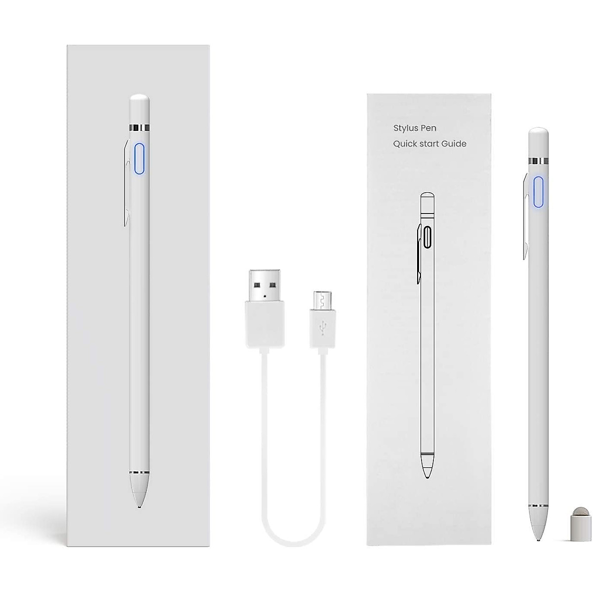 Stylus Pen for Touch Screens, Digital Pencil Active Pens Fine Point Stylist Compatible with iPhone iPad Pro and Other Tablets