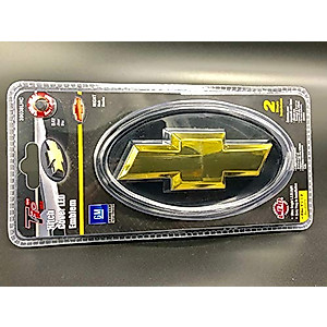 TFP 39038LHC LED Hitch Cover Emblems - Compatible with CHEVROLET Lighted Hitch Cover - Chrome OEM Look