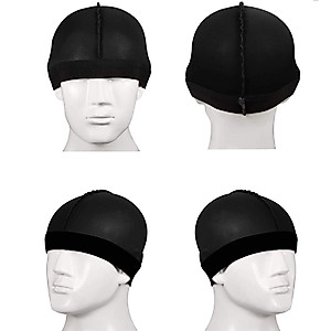 12 Pieces Kids Satin Silky Wave Caps Set Unisex Baby Beanie Cap Elastic Band Skull Caps for Boys Girls Multiple Colors