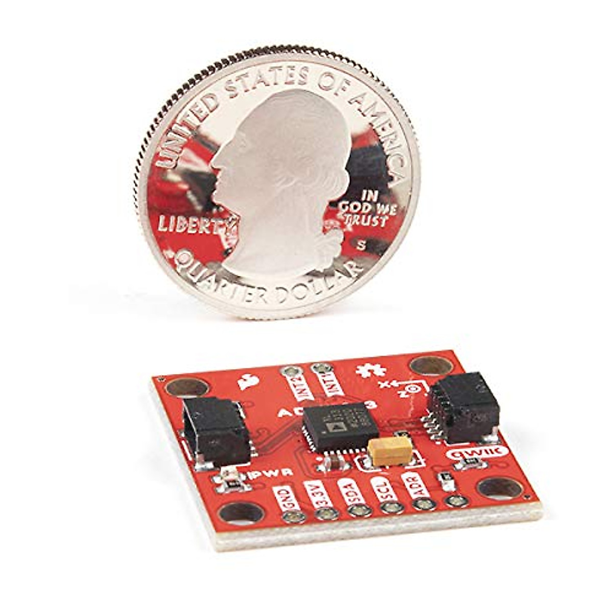 SparkFun Triple Axis Digital Accelerometer Breakout - ADXL313 (Qwiic) - Low Cost Low Power Up to 13-bit resolution-3-axis Accelerometer w/a 32-Level FIFO Stack Capable of Measuring up to ±4g