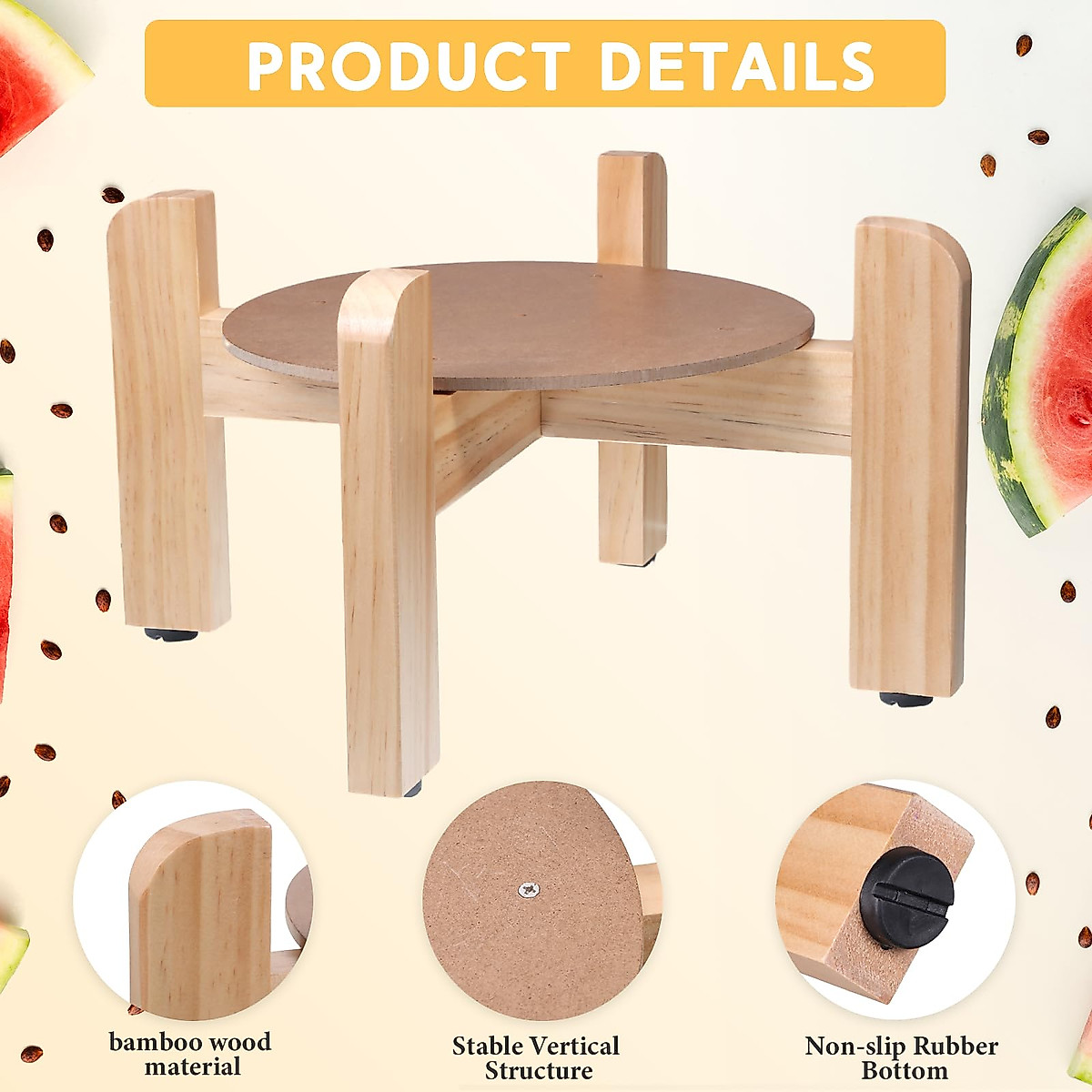 Drink Dispenser Stand, Beverage Dispenser Stand Fits 5-10 Inches Diameter of Glass Jar Water Jug and Containers Drink Stand Water Jug Stand Water Bottle Stand Beverage Dispenser Holder(2 Pieces)