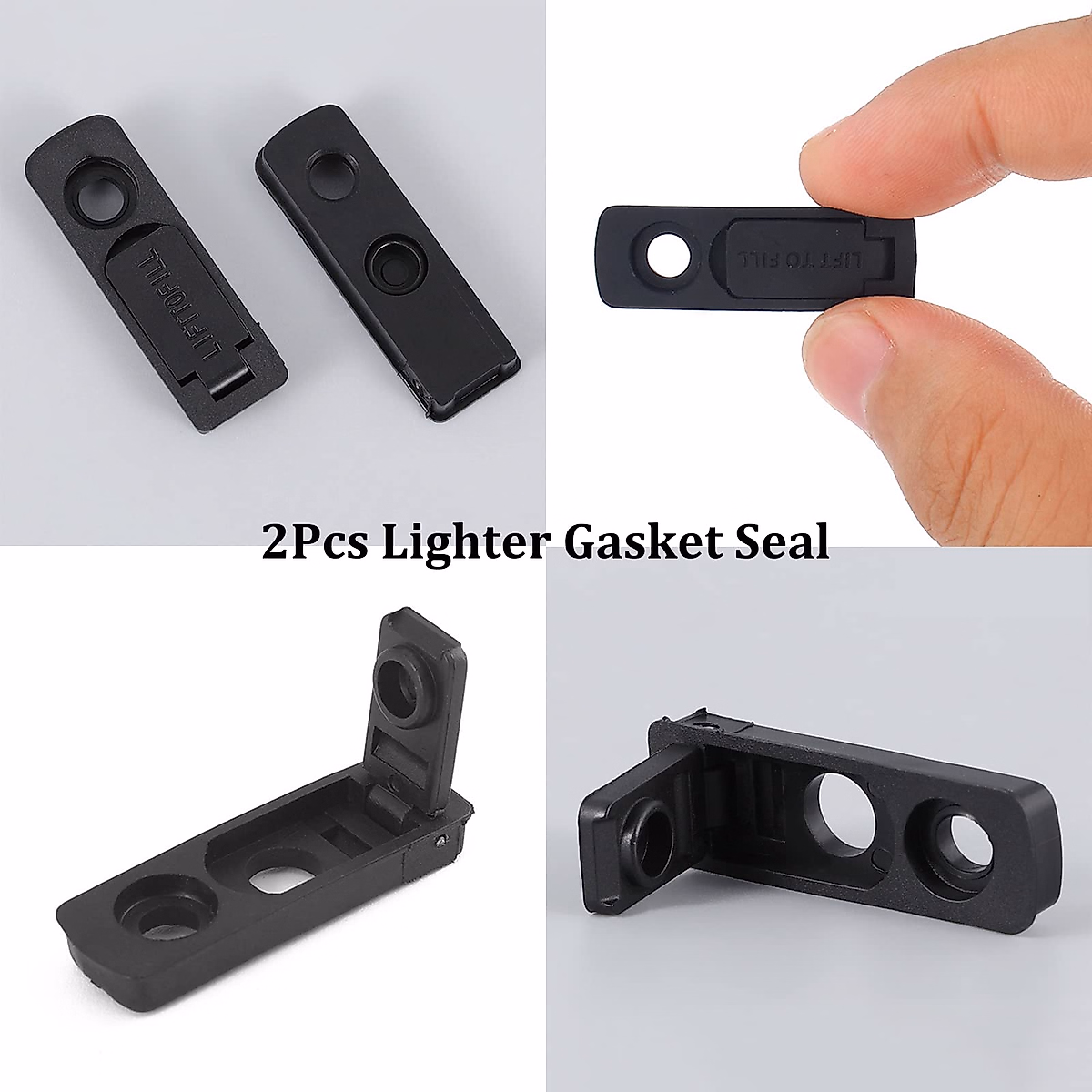 Universal Lighter Replacement Repair Kit Pack for Petrol Gas Fluid Lighter Oil Lighter (200pcs Flint Stone,10pcs Wick,6pcs Cotton,Cotton Felt Pad & 2pcs Rubber Felt Pad,Tweezers)-Gold