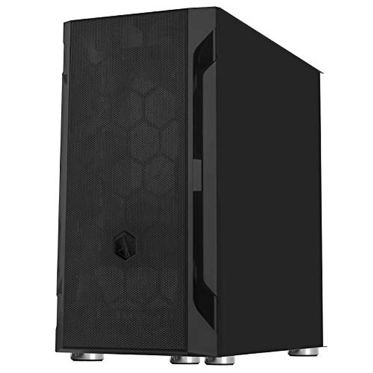 SilverStone Technology FARA H1M Tempered Glass, Black, Mid-Tower Micro-ATX Case with Mini-DTX and Mini-ITX Support, SST-FAH1MB-G