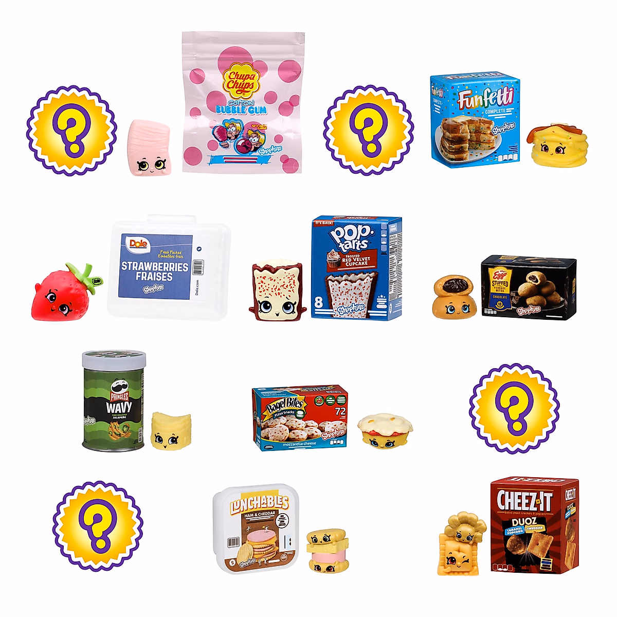 Shopkins Real Littles Snack Time Mega Pack, 13 Plus 13 Real Branded Mini Packs Including 8 Hidden Surprises Inside.