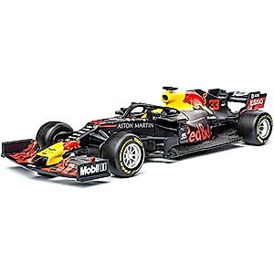 Bburago - 1/43 Scale Model Compatible with Red Bull Racing RB 15 (2019) # 33 Compatible with Max Verstappen (Matte Blue)