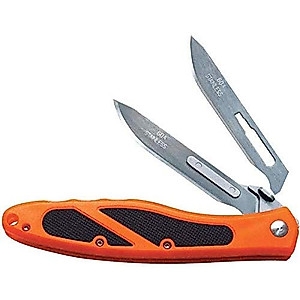 Havalon Piranta-Edge with Orange Handle with 12 Additional Crazy Sharp Blades (Piranta-Edge Orange/Dark Orange)