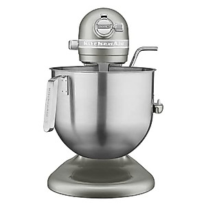 KitchenAid KSM8990CU 8-Quart Commercial Countertop Mixer, 10-Speed, Gear-Driven, Contour Silver