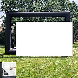 Replacement White Screen Yimukaka 24ft (Inflatable Frame not Included) Inflatable Projector Screen, No Seams