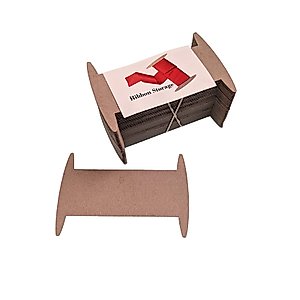 Ribbon Storage Ribbon Spools (50 spools) - Craft Organizer-Wrapping Paper Storage-Bin-Storage Cabinet Organization-Twine Storage Wrapping Lace Storage (Medium Long)