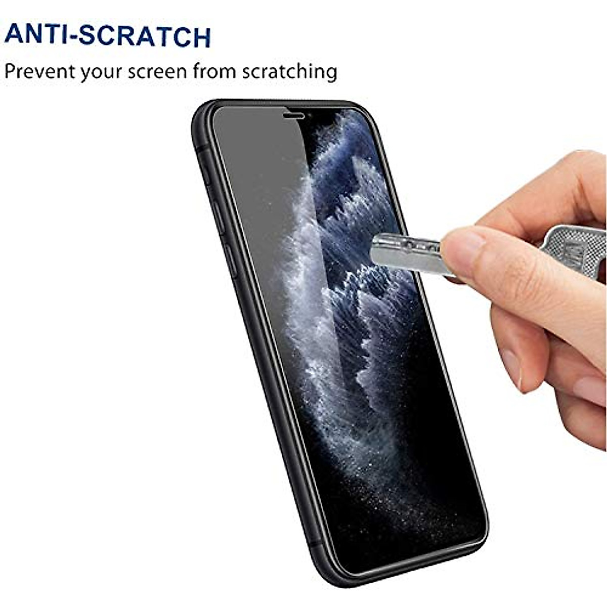 ToneGod iPhone Xs Max Screen Protector, iPhone 11 Pro Max Screen Protector [3 Pack, 6.5"] 9H Hardness Tempered Glass Screen Protector for iPhone Xs Max/ 11 Pro Max, Case Friendly, Anti-Scratch