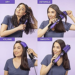 INFINITIPRO BY CONAIR The Knot Dr. All-in-One Oval Dryer Brush, Hair Dryer & Volumizer, Hot Air Brush