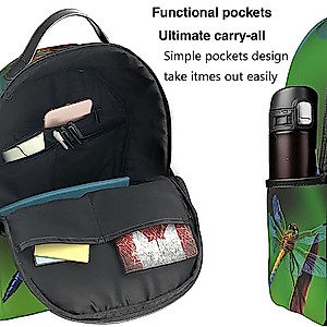 BAFAFA dragonfly Printed Travel Backpack Business Work Bag Computer Bag Outdoor Sports Rucksack