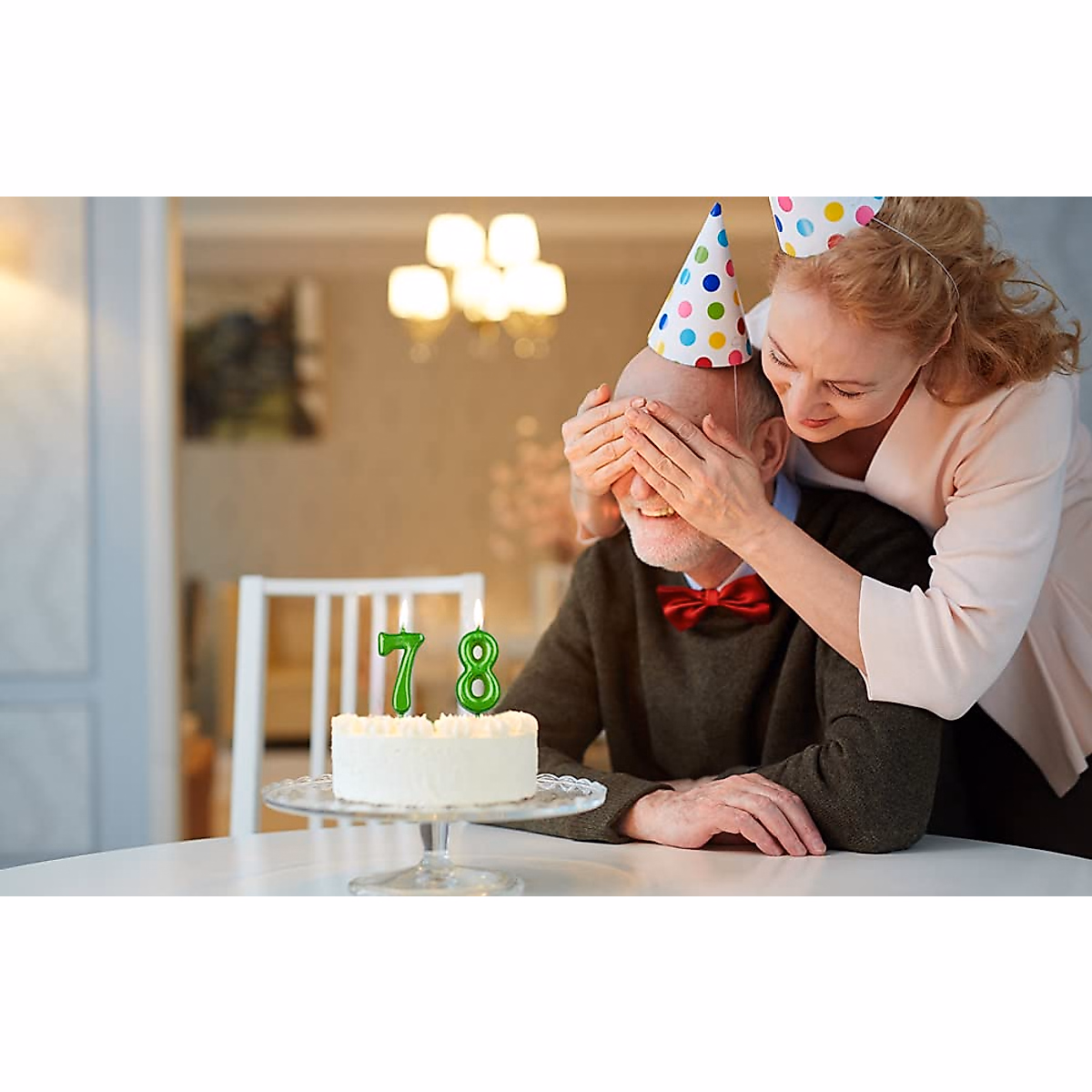 Green Birthday Candles 2 Candle 2nd Two Years Cake Bady Roman Numberal Cool Number Candle No 20 21 22 23 25 24 26 28 27 29