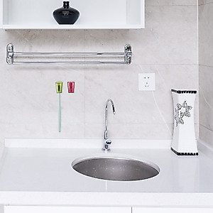 Framendino, 6 Pack Toothbrush Head Covers Caps Holder Case Protector Box with Suction Cup Convenient for Bathroom Wall Mirror Home Outdoor Travel