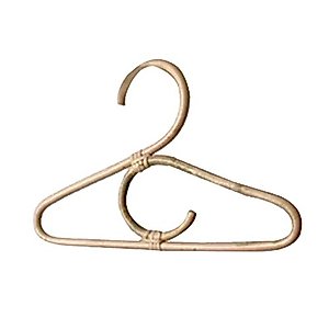 MXIAOXIA Rattan Clothes Hanger Style Kids Garments Organizer Rack Children Hanger Kids Room Decoration Hanger for Clothes