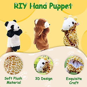 RIY Hand Puppet - Farm Friends Animals Educational Puppets Rabbit