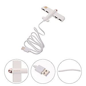 Hemobllo Airplane Shaped USB Hub- Cute USB Hub, Air Plane Extension Line Converter Charger for Desktop Computer, Computer Accessories 1 PC USB Hut 4 Ports (White)