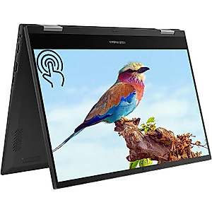 ASUS Vivobook Thin and Light 2-in-1 Touchscreen Laptop, 14" Touch Display, Intel Dual-core Processor, 4GB RAM, 192GB Storage (128GB SSD, 64GB eMMC), Intel UHD Graphics, Windows 11 in S Mode