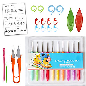 COLORED BIRD 20 Pack Crochet Thread Craft Yarn for Knitting and Crochet Perfect Beginner Kit