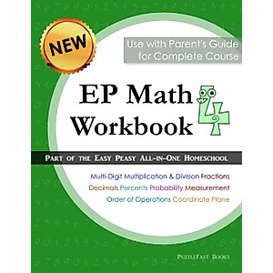 EP Math 4 Workbook: Part of the Easy Peasy All-in-One Homeschool