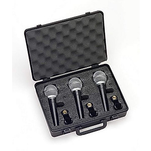 Samson R21 Dynamic Vocal Microphone - 3-Pack with Case