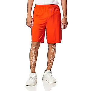 Augusta Sportswear Men's Standard Training Short, Orange, Medium