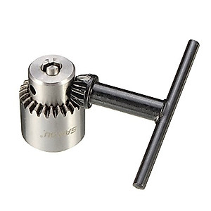 Yakamoz 0.3mm - 4mm Adjustable Micro Mini Electric Hand Drill Aluminum Portable Handheld Drill for DIY PCB with 5A DC5V-12V Power Supply Control | 10pcs Micro Drill Bits Included