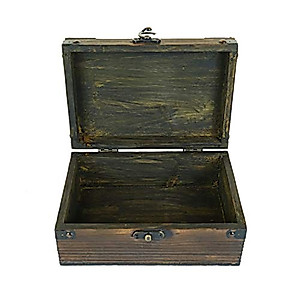 Carina's Collection Solid Stash Woodburned Weed stash Vintage Style Wooden Storage Keepsake Box