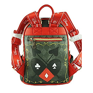 Wondapop Disney Queen of Hearts 11" Vegan Leather Fashion Mini Backpack