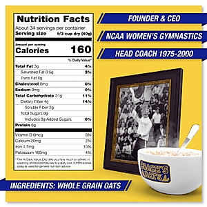 Coach's Oats Whole Grain Oatmeal, 3 Pound