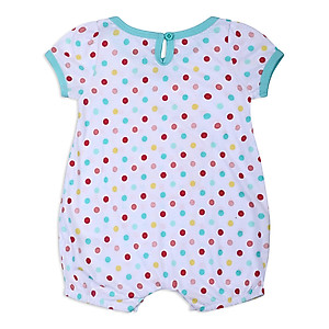 Disney Baby Ariel The Little Mermaid 3 Pack Rompers, Orange, 3-6 Months