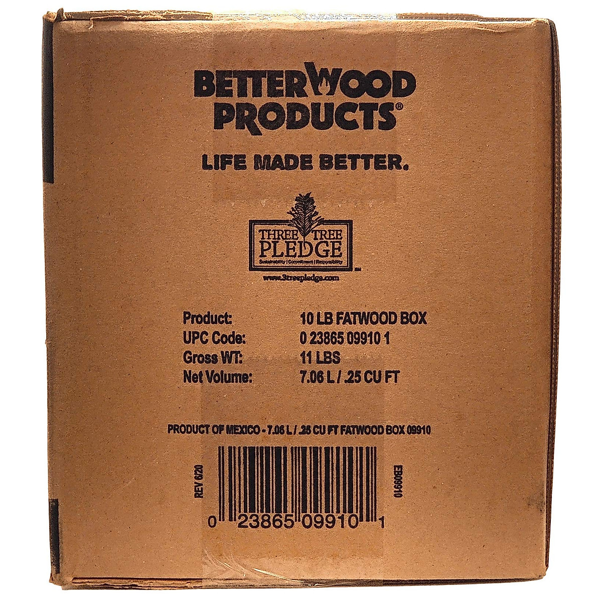 Wood Products Int'l 9910 Firestarter, .25 Cu. Ft., 10-Lbs. - Quantity 1