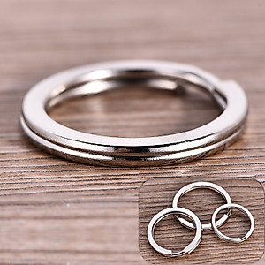 JOVITEC 3 Sets Dog Tag Clip Dog ID Tag with Rings Holder for Dogs and Cats Collars Harnesses