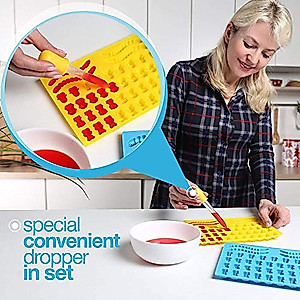 5ml Liquid Droppers Medicine Silicone and Plastic Pipettes Eye Dropper with Bulb Tip for Kids Candy Molds (8 Pack)