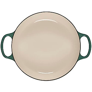 Le Creuset Olive Branch Collection Enameled Cast Iron Signature Braiser, 3.5 qt., Artichaut with Embossed Lid
